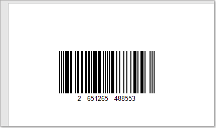 How to insert a barcode easily in Word?