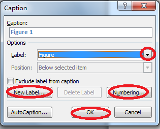 Quickly insert and center the captions for centered inline tables and figures in Word