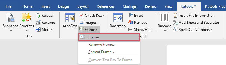 How To Easily Insert Frame Into Document In Word how-to-easily-insert-frame-into-document-in-word