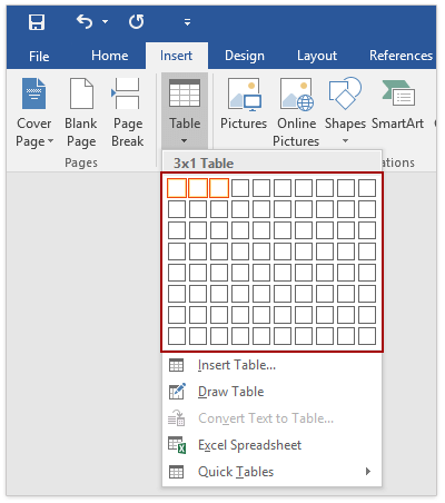 Easily insert right aligned captions next to equations in Word