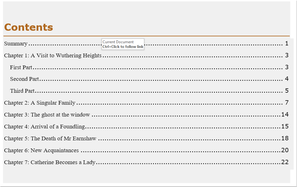 How To Insert Table Of Contents Quickly In A Word Document 