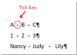 How to convert a list to table or vice versa in Word document?