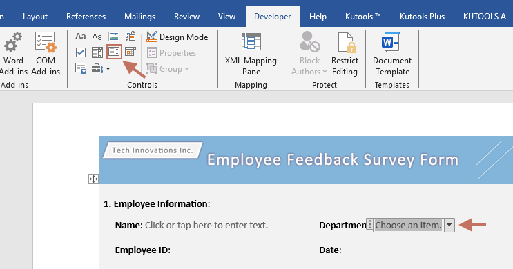 Create a fillable form in Word: an easy step-by-step guide