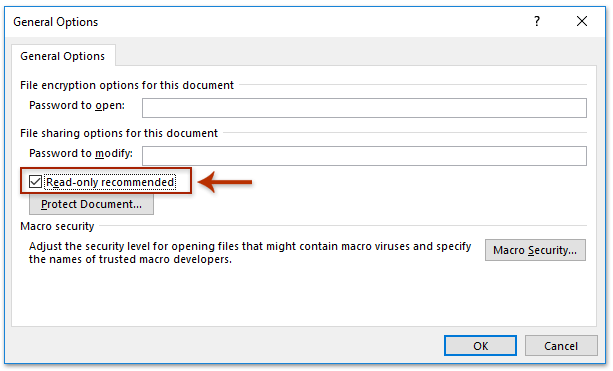 How to make a Word document read only?