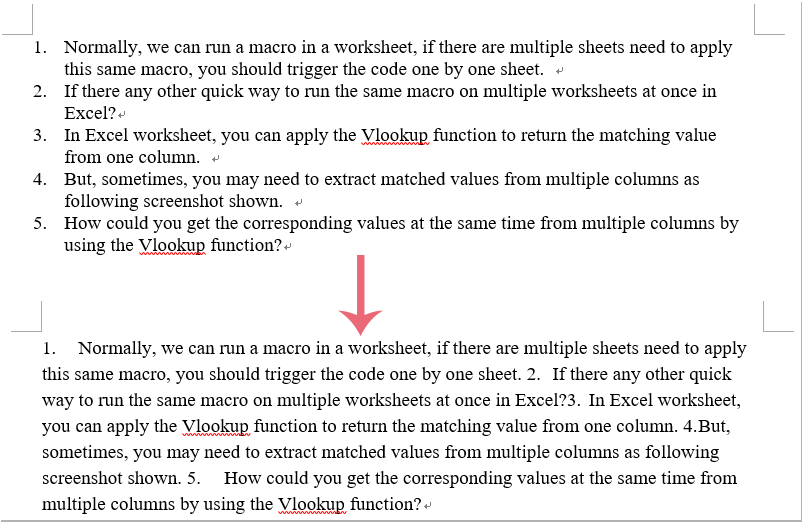 How To Merge Or Combine Multiple Lines Into A Single Paragraph In Word