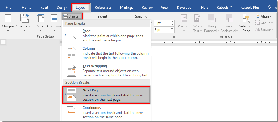 How To Create Multiple Headers Or Footers In A Word Document 