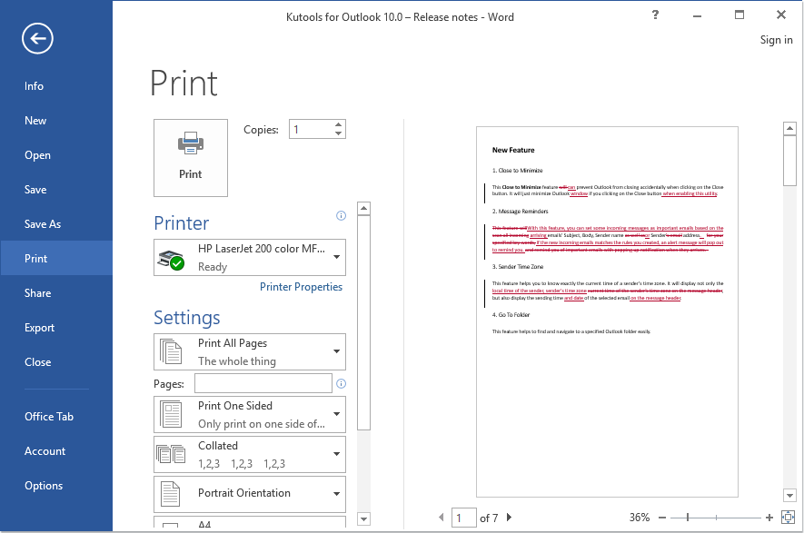 How To Print Word Document Without Track Changes 