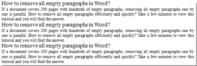 How to remove all comments from document in Word?