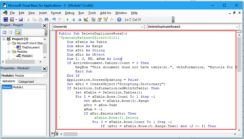 How To Remove Duplicate Rows From Table In Word Document 