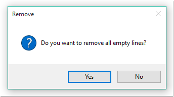 How to remove empty lines in Word?