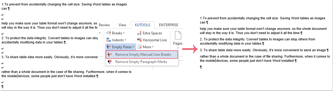 How To Remove Empty Lines In Word 