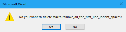 How to remove all macros from a Word document?