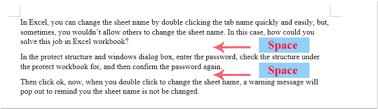 How To Remove Spaces Between Paragraphs In Word Document 