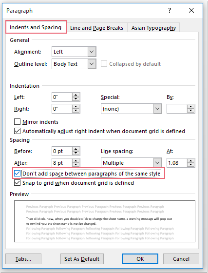 How To Remove Spaces Between Paragraphs In Word Document 