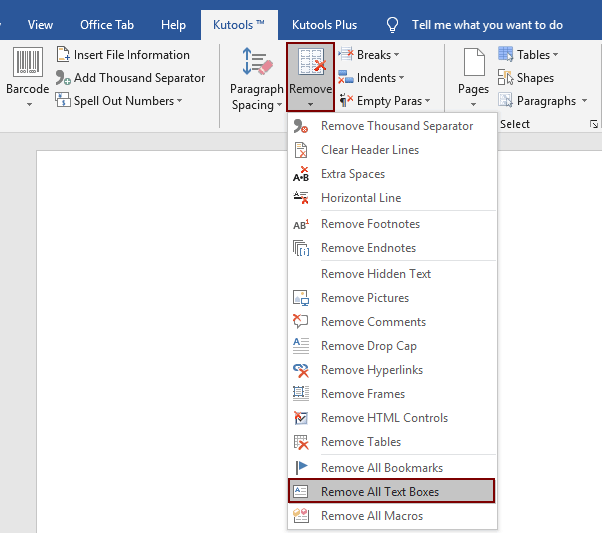 How To Remove All Text Boxes In Word 