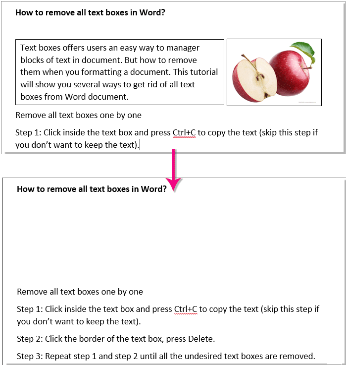  How To Remove All Text Boxes In Word 
