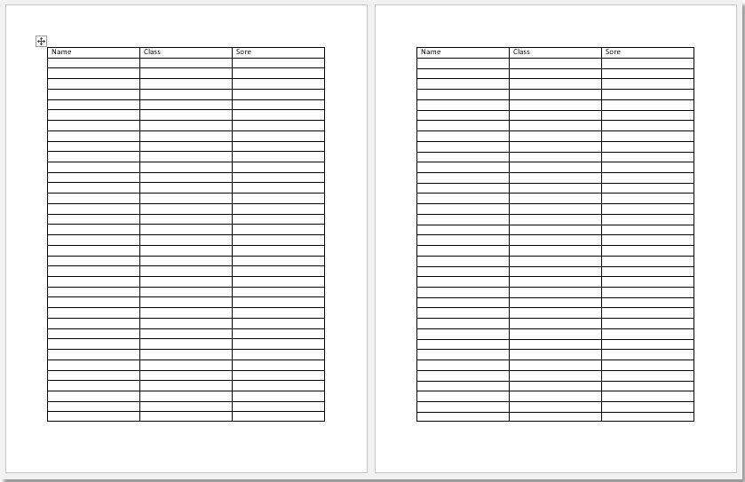 How To Repeat Table Header Row s Across Pages In Word Document 
