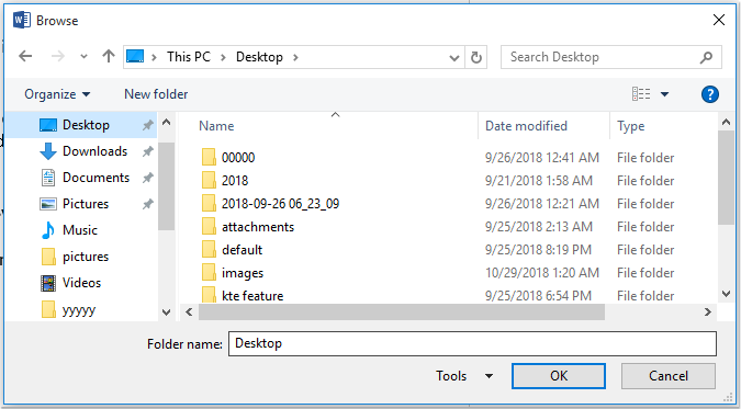 How to save current or each page as separate Word document?