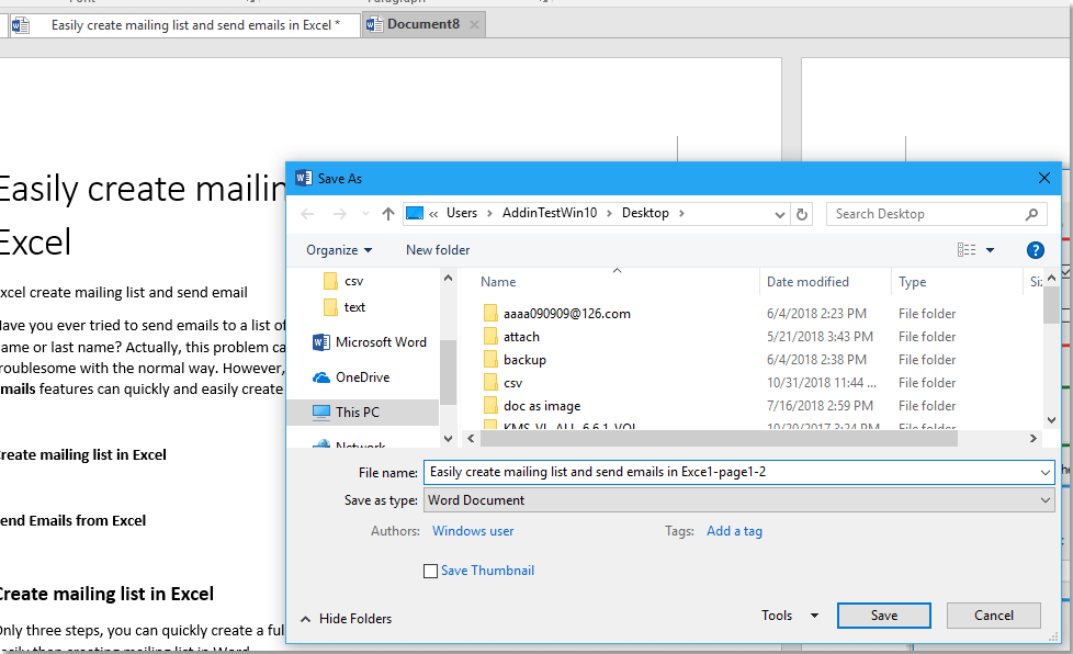 How To Save Selected Pages ranges As New Document In Word 