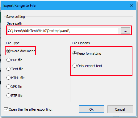 How to save selected pages/ranges as new document in Word?