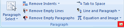 How to select shorter paragraphs in Word