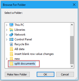 How to split a Word document into separate files every 5 or n pages?