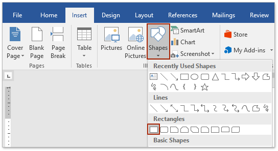 How to apply/insert background image to only one page in Word?