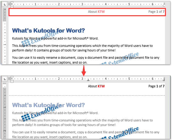 How to copy watermark from one Word document to another?