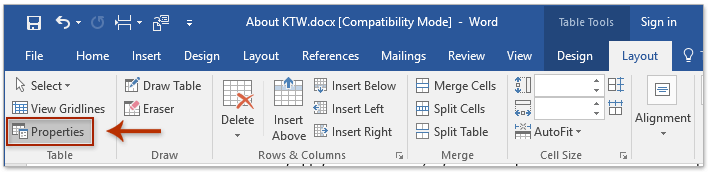 How To Stop A Table From Breaking Across Two Pages In Word 