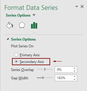Create a bidirectional bar chart in Excel
