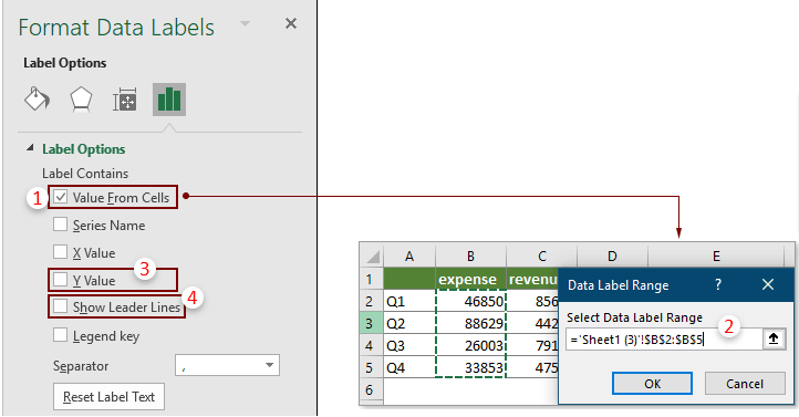 Create a Dumbbell Chart in Excel