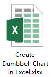 Create a Dumbbell Chart in Excel