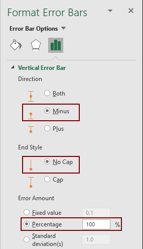 Create a Lollipop Chart in Excel