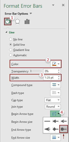 Create a Lollipop Chart in Excel