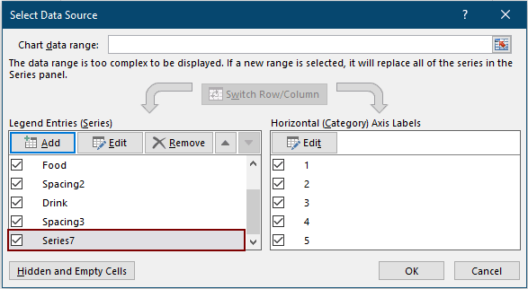 Create a multi-level category chart in Excel