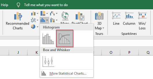 Create a pareto chart in Excel