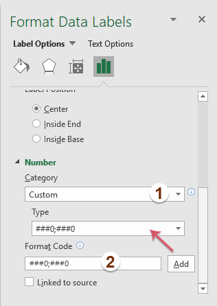 Create population pyramid chart in Excel