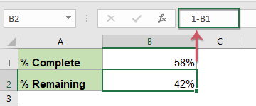 Create progress circle chart in Excel