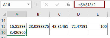 Create a variable width column chart in Excel