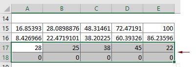 Create a variable width column chart in Excel