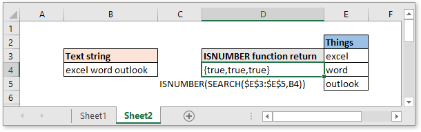 Excel Formula: Check if cell contains all of many things