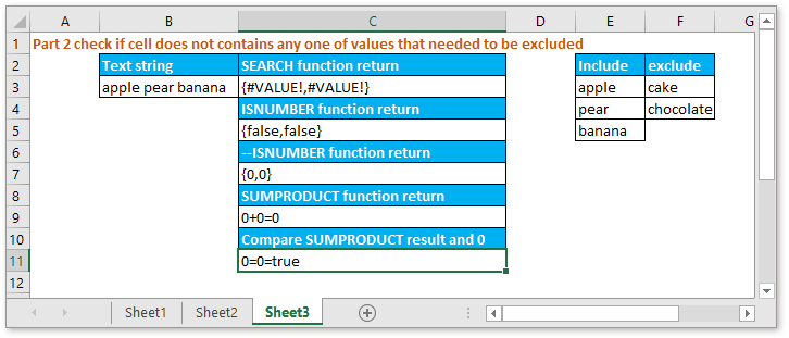 Excel Formula: Check if a cell contains one of several values but ...