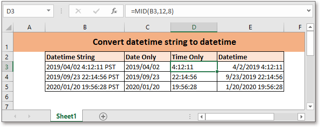 Excel Formula Convert Datetime String To Datetime