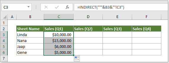Excel Dynamic Worksheet Or Workbook Reference