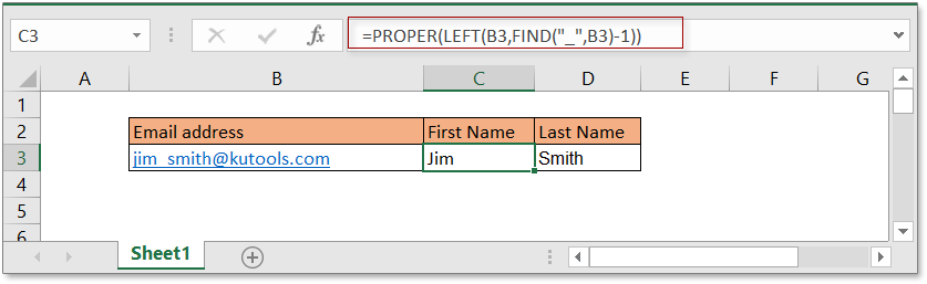Excel Formula Extract First And Last Name From E mail Address