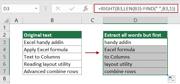 Extract All Words But First Or Last From A Cell In Excel extract-all-words-but-first-or-last-from-a-cell-in-excel