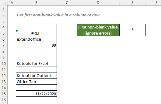get-first-non-blank-value-in-a-column-or-row