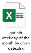 Excel Formula: Get Nth Day of Week in Month By Given Date