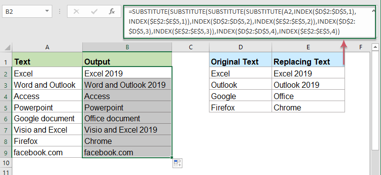 Find And Replace Multiple Values In Excel