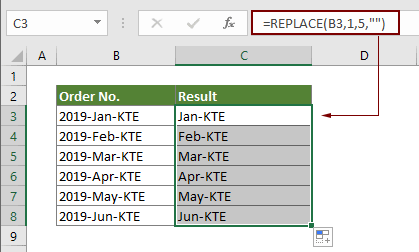 Remove text from a cell based on specific position